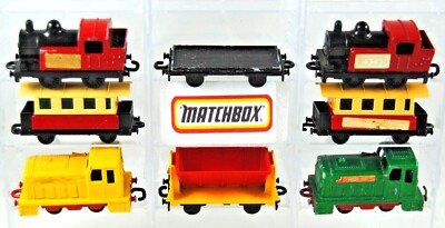 Various MATCHBOX SUPERFAST LOCO TRAIN RAILWAY COACH PASSENGER WAGONS ...