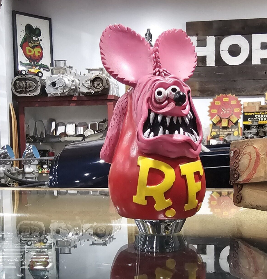 Cast Resin Ed Big Daddy Roth RAT FINK Shift Knob vtg style Hot Rod ...