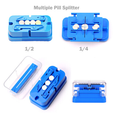 Pill Splitter 1/4 1/2 Splitting Automatically Pill Alignment Pill Cut ...
