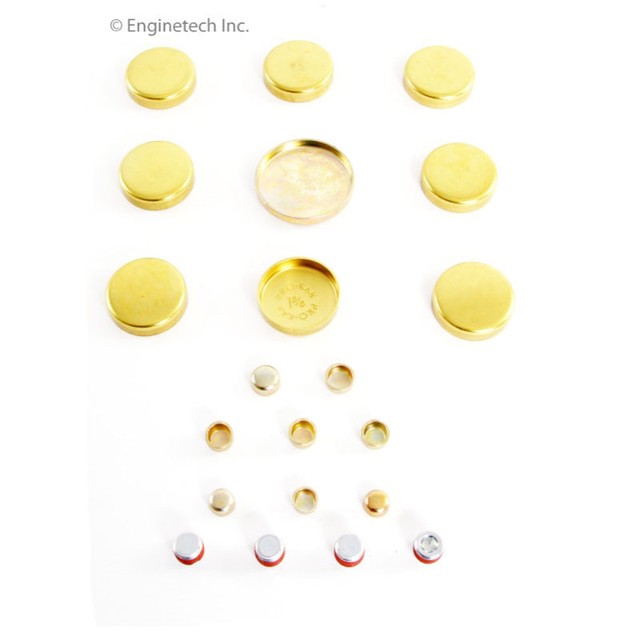 Enginetech PK1B Cylinder Block Components - Engine Expansion Plug Kit ...