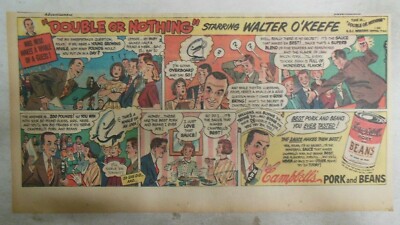 Campbell's Soup Ad: Walter O'Keefe Pork and Beans ! from 1950's 7.5 x ...