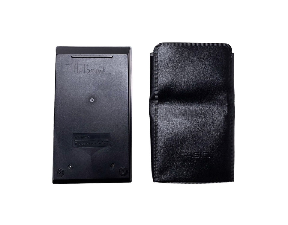 Vintage Casio CM-100 Solar Calculator with Case | eBay