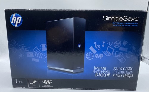 HP SimpleSave 1TB External USB 2.0 Back Up md1000h 718037752310| eBay