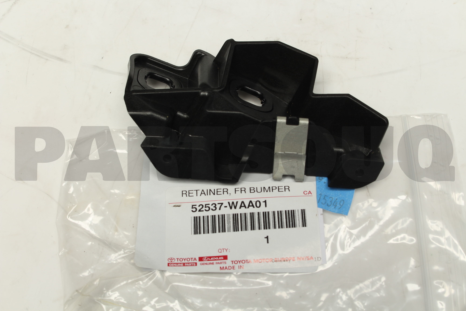 52537WAA01 Genuine Toyota RETAINER, FR BUMPER 52537-WAA01 | eBay