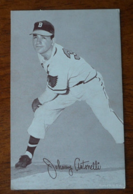 1947-66 BASEBALL EXHIBITS JOHNNY ANTONELLI A-1433 | eBay