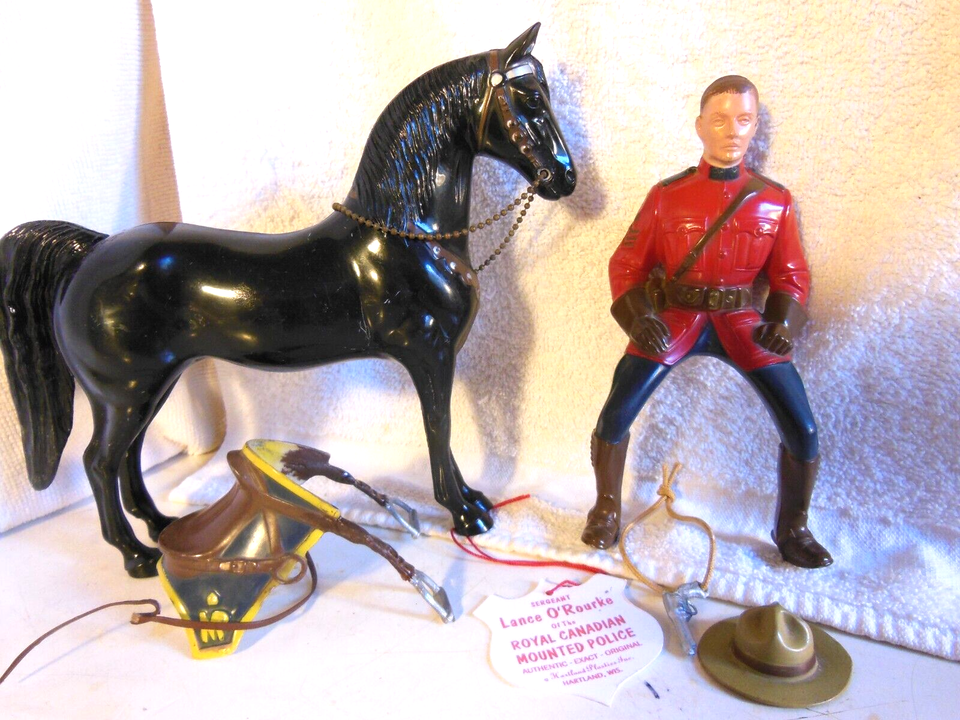 1950's.Lance O'Rourke Hartland western series Mountie Complete + custom ...