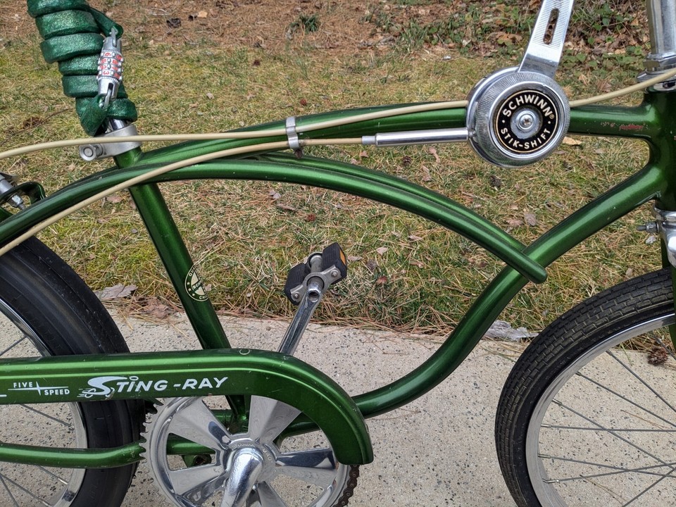 SCHWINN 1972 Bicycle 5 Speed STINGRAY 20 inch *Sting-ray GREEN | eBay