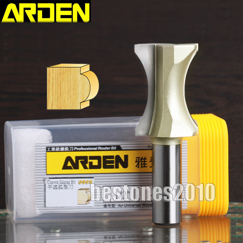 ARDEN Bullnose Half Radius router Bit 1/2*1 Convex Edging Bit 1/2"×1 ...