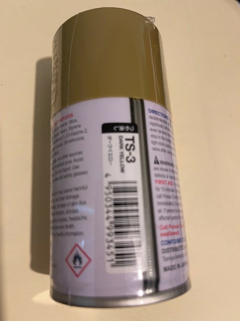 Tamiya Spray Lacquer Ts3 Dark Yellow 3 Oz Tam85003 for sale online | eBay