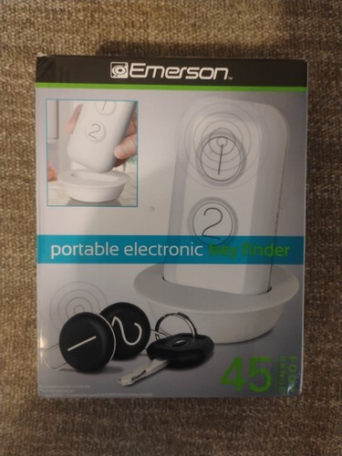 NIB Emerson Portable Electronic Key Finder 45 Foot Range New Model ...
