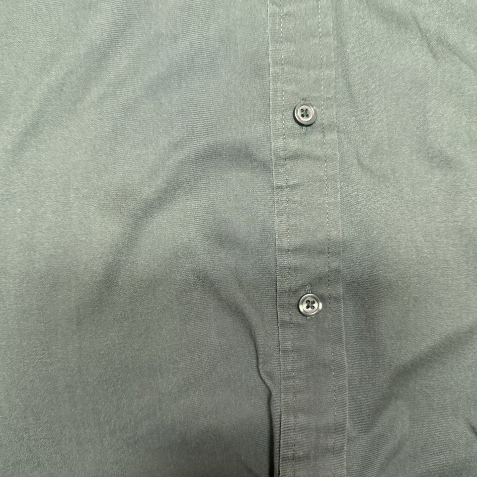 John Deere Port Authority Green Short Sleeve Button Up Uniform Shirt ...