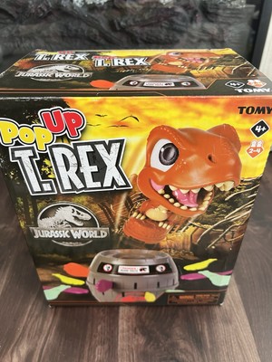 Jurassic World Pop Up T-Rex Dinosaur Game For Kids Family Game Tomy | eBay