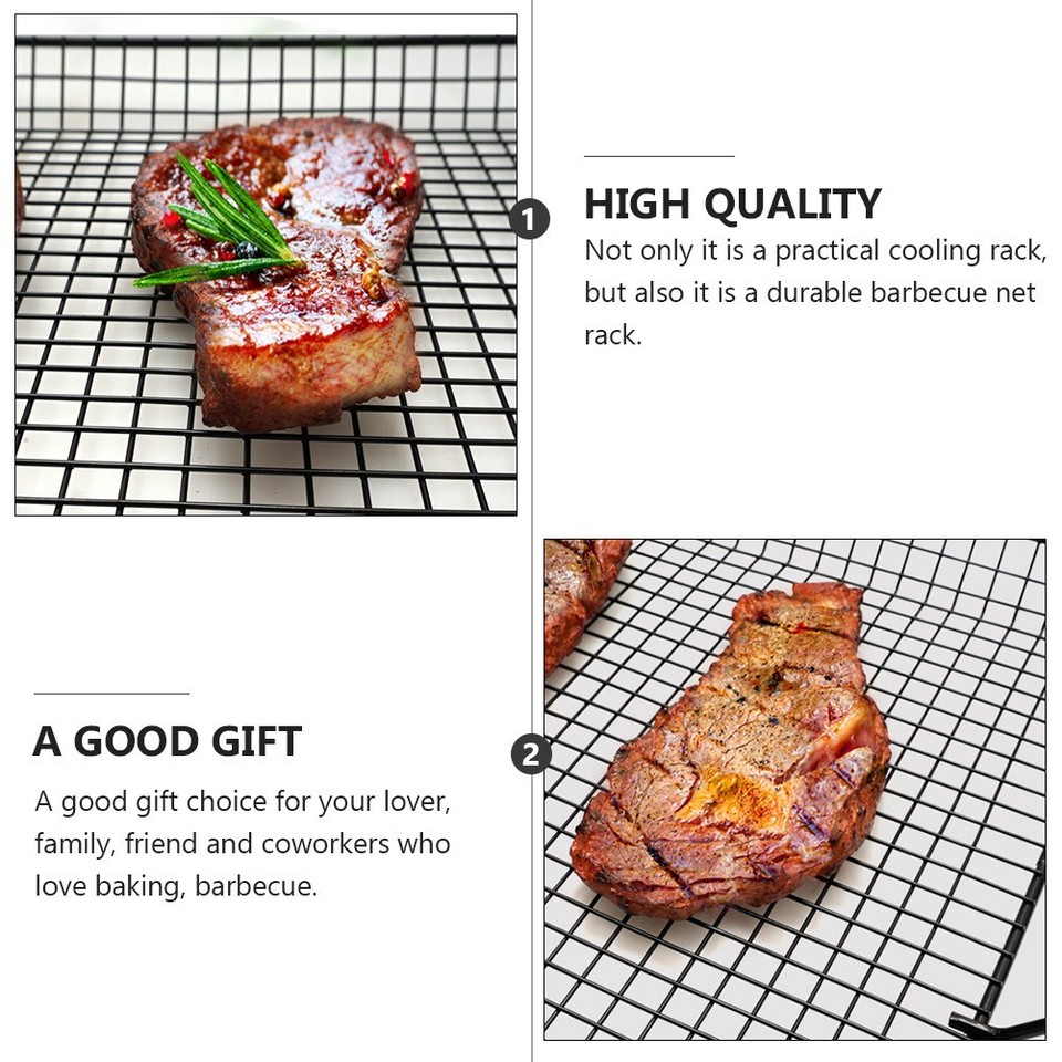 Barbecue Wire Rack Grill Cooling Rack BBQ Accessories Non-Stick Grill ...