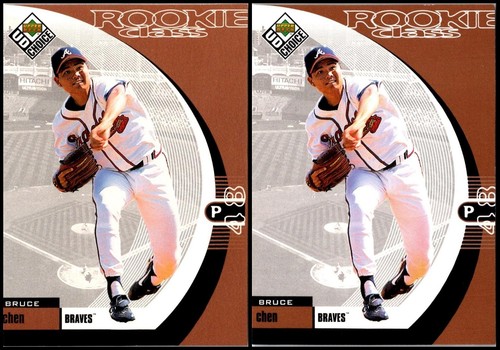 UD Choice Bruce Chen (2) Card Lot - THE RAREST EDITION – FEW WILL EVER ...
