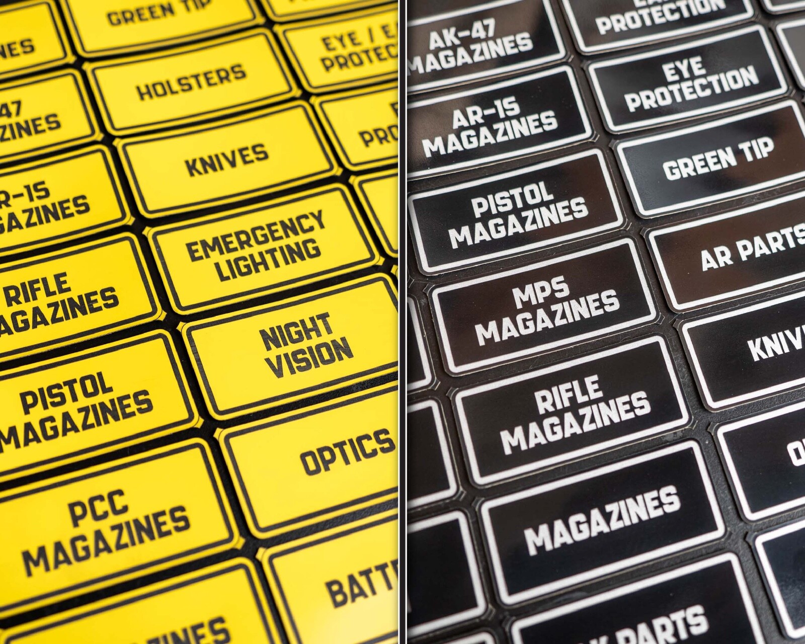 Misc. Various Ammo Can Label Stickers - Organize Your Ammo Can Storage ...