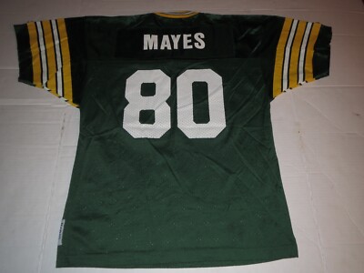 Vtg YOUTH Large / Women Small Derrick Mayes Bay Packers NFL Jersey | eBay