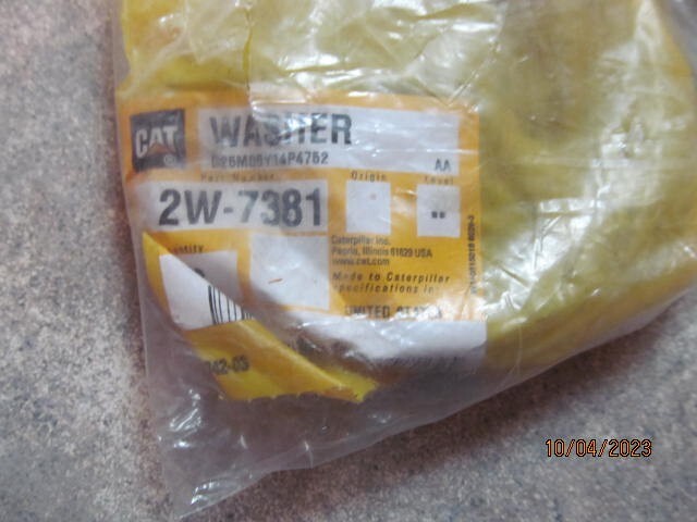 2W-7381 CAT Spacer OEM Caterpillar Part USA 23KP288 2W7381 5365-01-361 ...