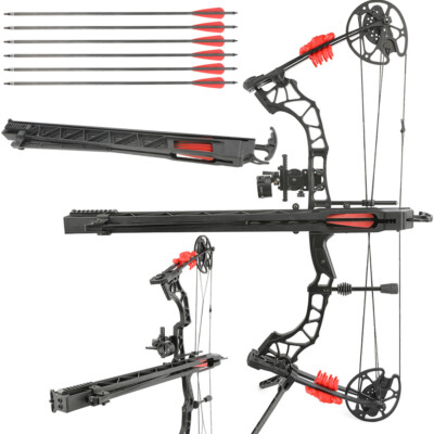 Archery Rapid Bow Shooter Launcher 6 Arrow Compound Recurve Bow ...