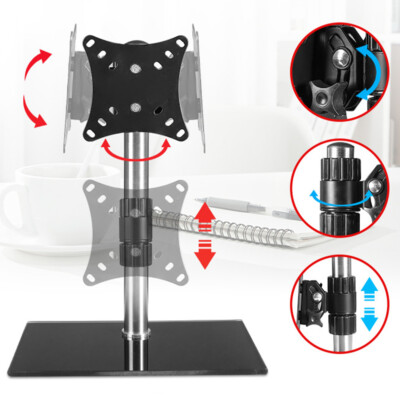 Single Computer Monitor Arm Mount Desks Stand 13-27”Screen LED TV ...