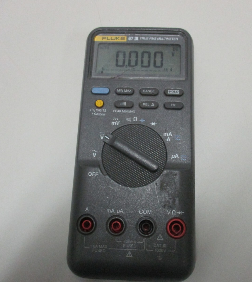 Fluke 87 III True RMS Multimeter w/ Test Lead Set | eBay