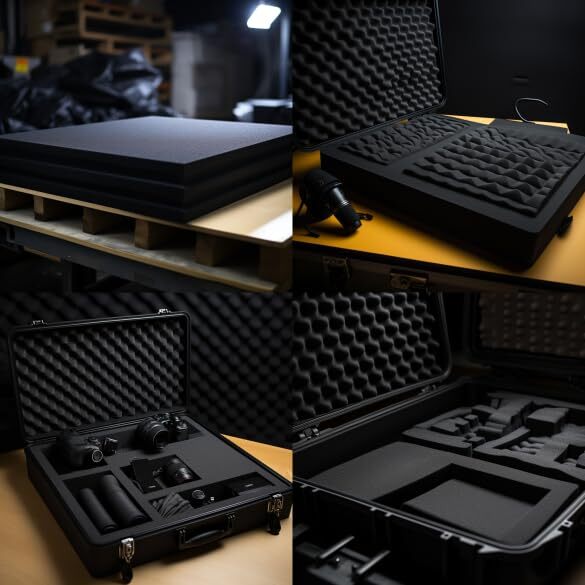 Set of 4 Polyethylene Foam Pads for Packing Foam Sheets Customizable ...