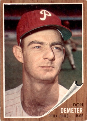 1962 Topps Baseball Don Demeter Philadelphia Phillies #146 | eBay