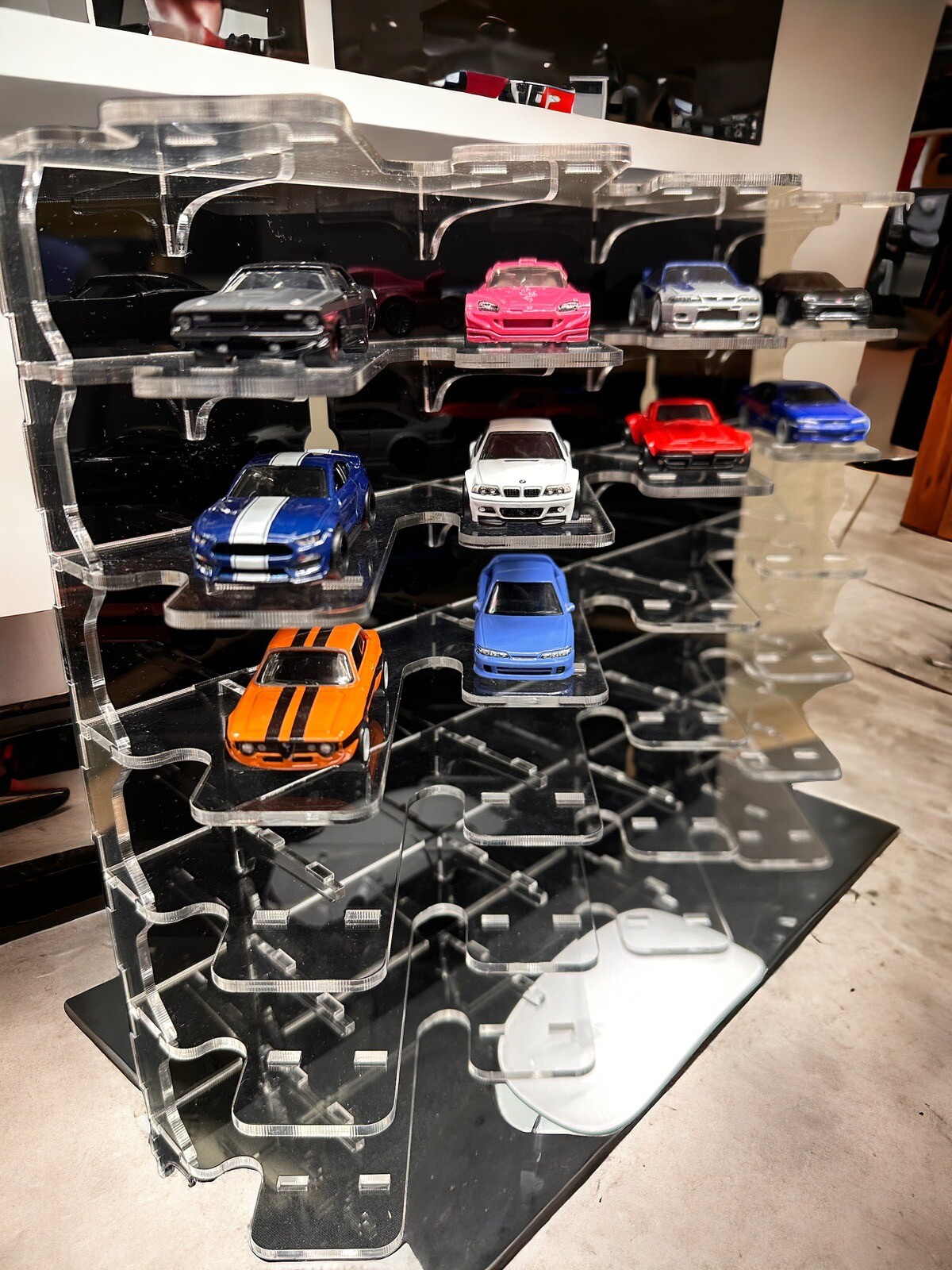 1/64 scale Display Case compatible with Hot Wheels, Matchbox,GT , 28 ...