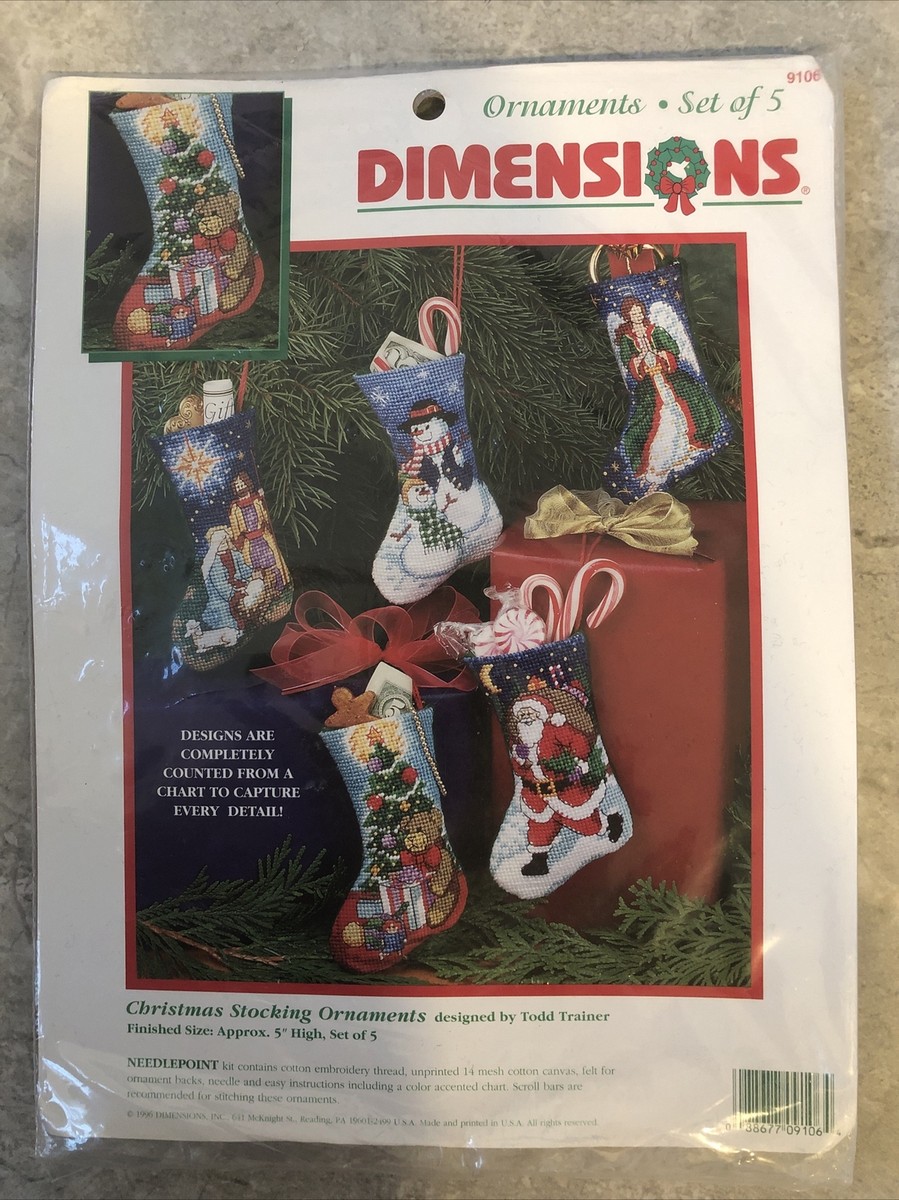 Dimensions Needlepoint Christmas Stocking Kits