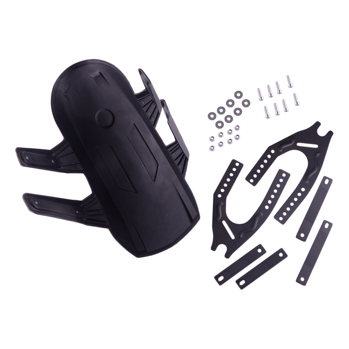 Motorcycle Rear Wheel Fender Mudguard Splash Guard Cover With Bracket ...