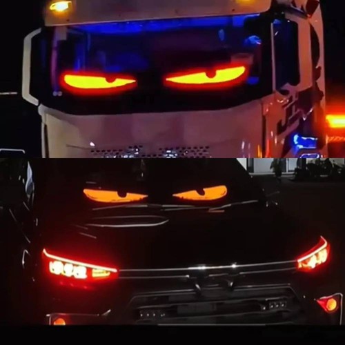 Blazexel Devil Eyes Light - Soft Screen, Flexible LED, Car Windows LED ...