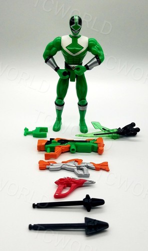 Power Rangers Time Force TF Fighter "Green Time Force Ranger" (Complete ...