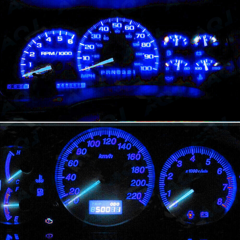 Dash Instrument Cluster Gauge BLUE LED LIGHTS UPGRADE KIT Fits 95-04 ...