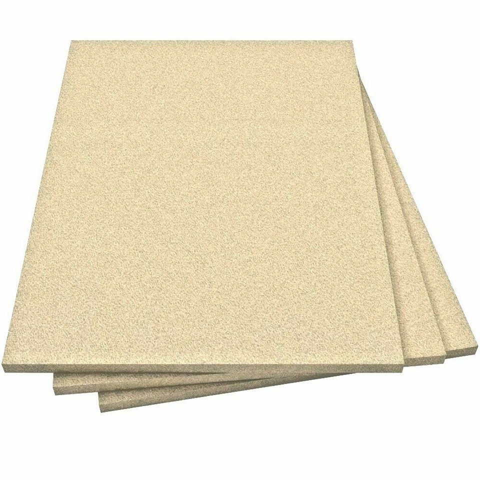 Vermiculite Brick Fire Board Heat Proof Fireboard 25mm Firebrick CHOOSE ...