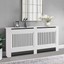Premium Large 92CM Tall Radiator Cover Bar Wall Cabinet MDF Grill Shelf ...