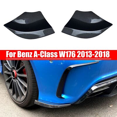 Rear Bumper Side Splitters Fender For Mercedes Benz A Class W176 A180 ...