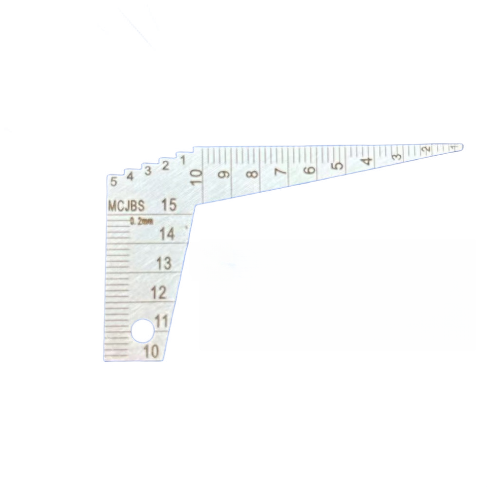 0 15mm Stainless Steel Feeler Gauge with 0.2mm Graduations for ...