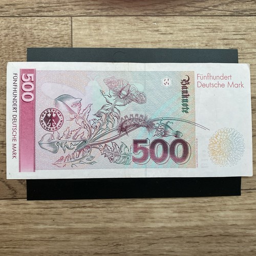 500 Deutsche Mark ☘️ 1.August 1991 DM 💥 Schein Bundesbank 🍄 AA5380052U0 ...