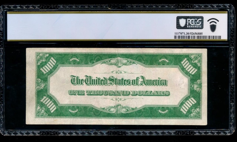 AC 1934 $1000 New York ONE THOUSAND DOLLAR BILL PCGS 30 | eBay
