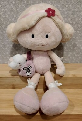 Nici Wonderland Blonde Ballerina Plush Doll w/ Purse & Kitty Stuffed ...
