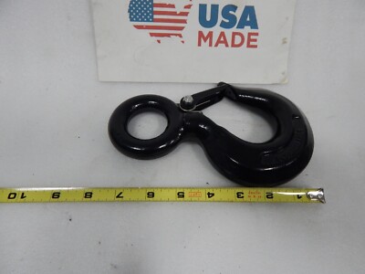 WARN WLL 5 Ton Alloy Eye Hook w/Latch Made in the USA | eBay