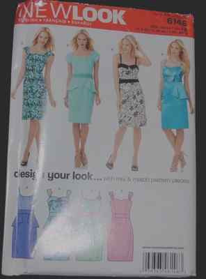 New Look sewing pattern 6146 for Misses dresses size 4-16 | eBay