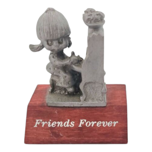 Vintage 1982 Paula’s Collectibles Friends Forever Pewter Figurine #25 ...