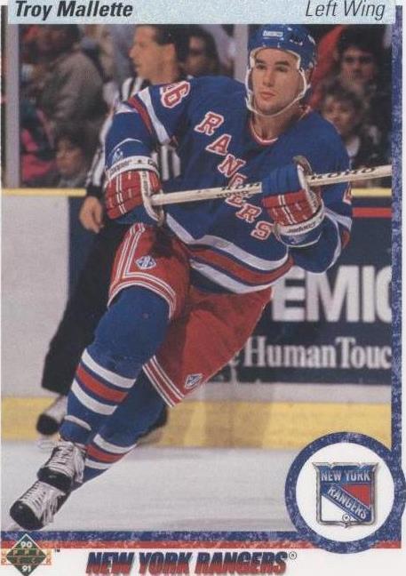1990-91 Upper Deck - Troy Mallette #11 (RC) for sale online | eBay
