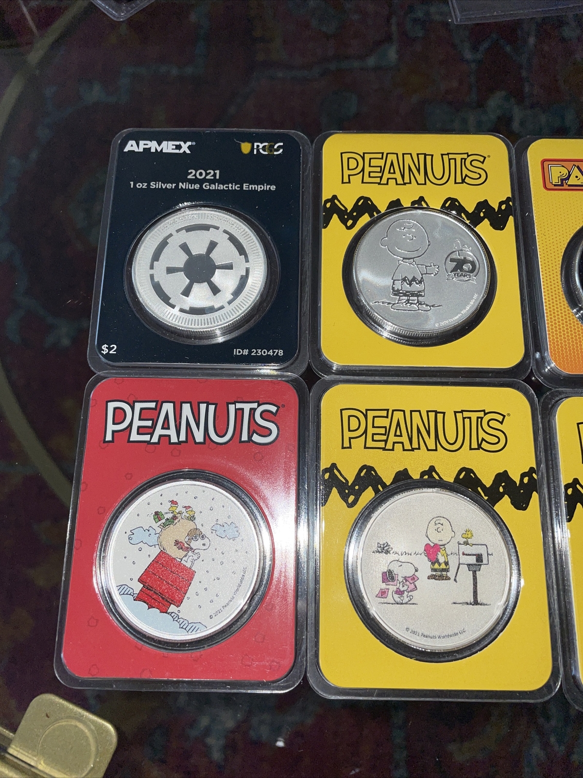 10 Coin APMEX Lot - Galactic Empire, PAC-man, Peanuts And Tetris | eBay