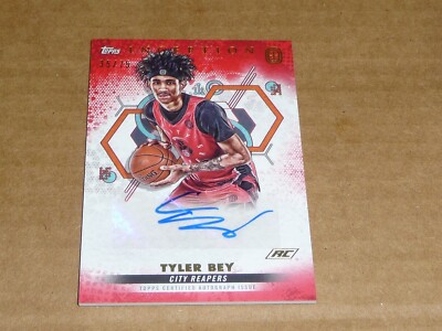 2022/23 Topps Inception OTE TYLER BEY AUTOGRAPH/AUTO RED /75 K1435 | eBay