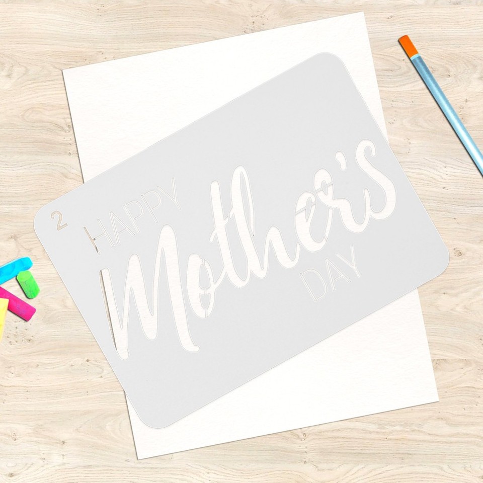 12 Pcs Graffiti Copying Painting Hollow Template Stencil for Kids ...