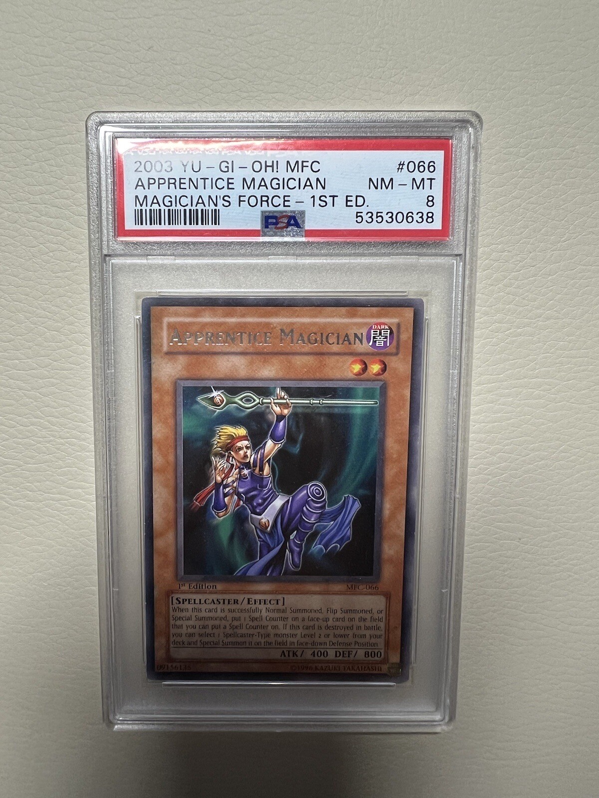 2003 Yugioh Apprentice Magician MFC-066 1st Edition PSA 8 RARE | eBay