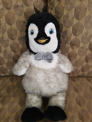 Build A Bear Workshop Happy Feet Two Mumble Penguin Stuffed Plush Gray ...