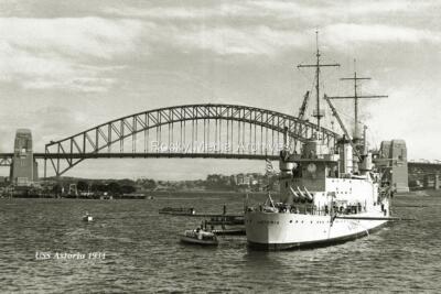 ss-57 USS ASTORIA in Farm Cove, Sydney, 1934 | eBay