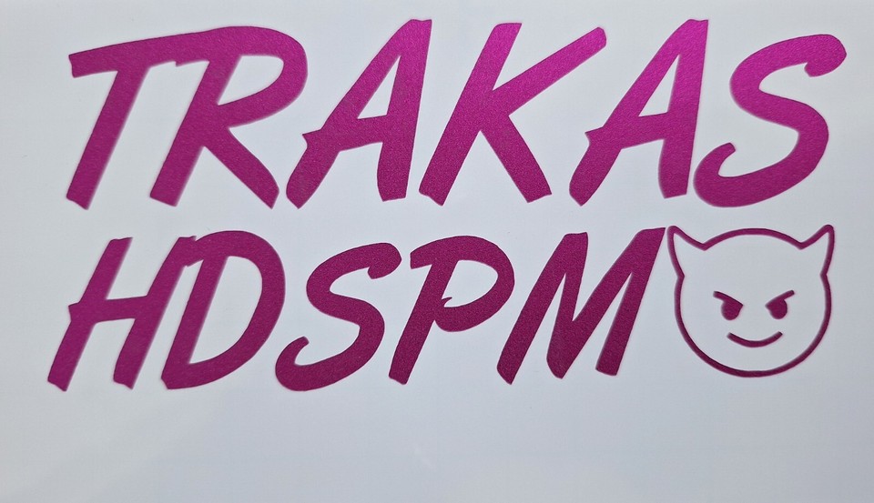 Trakas HDSPM Car Decal | Trakas Sticker | Vinyl Stickers | Luis R ...